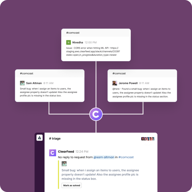 ClearFeed | Solve Customer Issues Faster